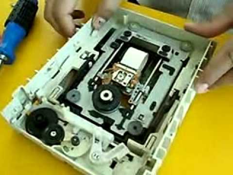 How to assemble an optical drive - YouTube