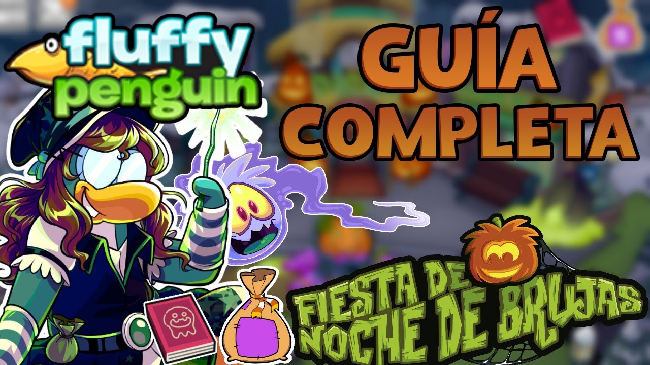 GUÍA de la FIESTA de HALLOWEEN de Fluffy Penguin 🎃🍬 - YouTube