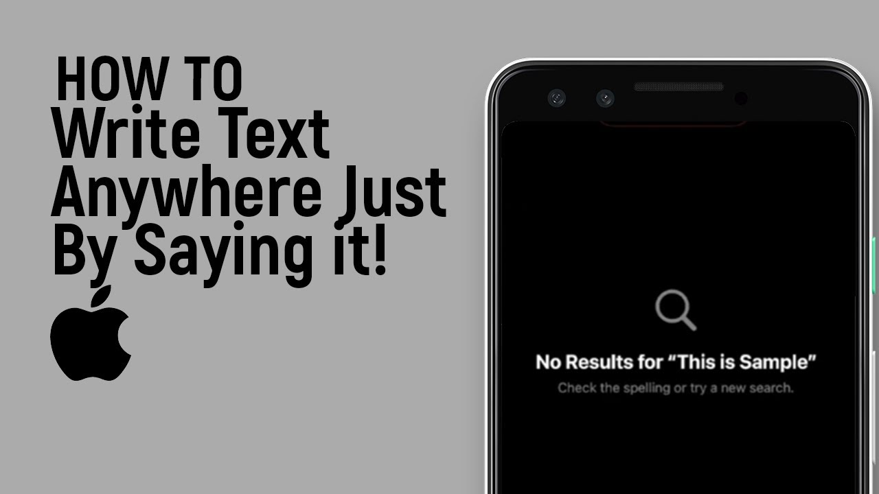 How to Write Text Anywhere on iPhone Just By Saying it [easy] - YouTube