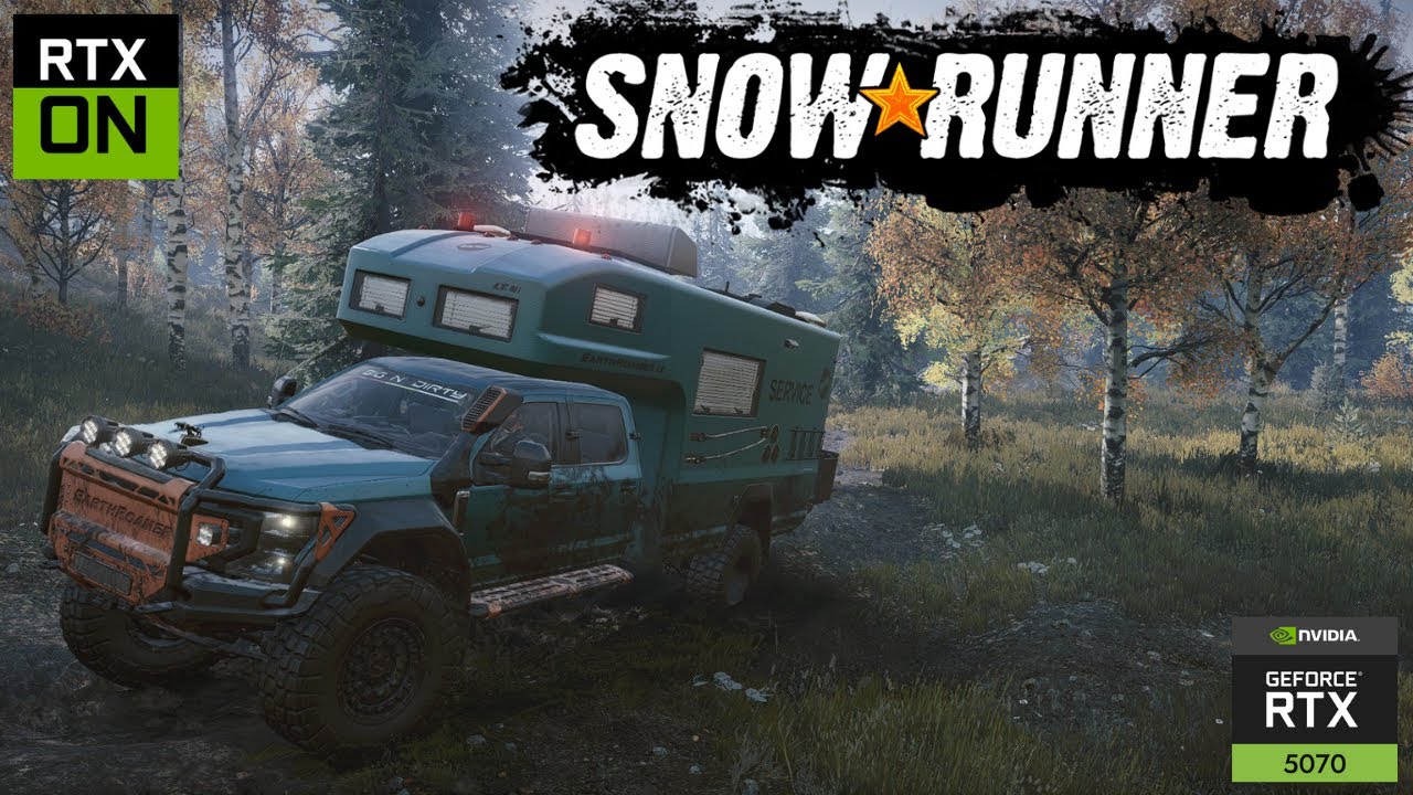 SnowRunner – EarthRoamer LTi Explores Smithville ! River Crossings ...