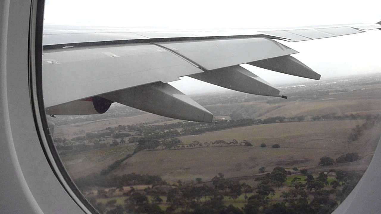Qantas A380 QF9 take off from Melbourne to London - March 2013 - YouTube