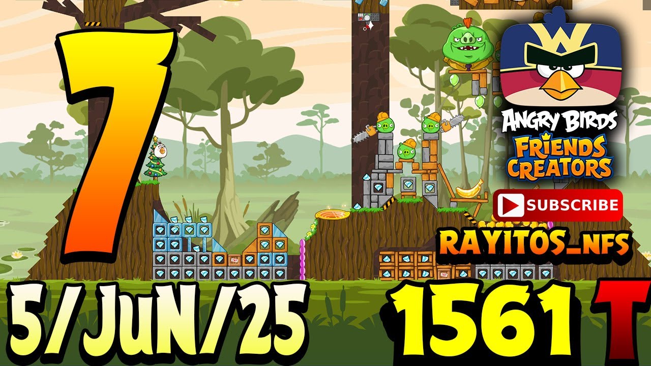 Angry Birds Friends Level 7 Tournament 1561 Highscore POWER-UP ...