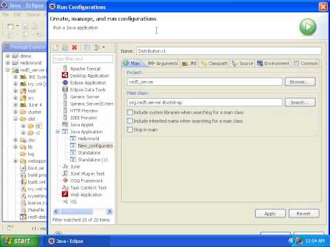 16- Run Red5 Distribution in Eclipse