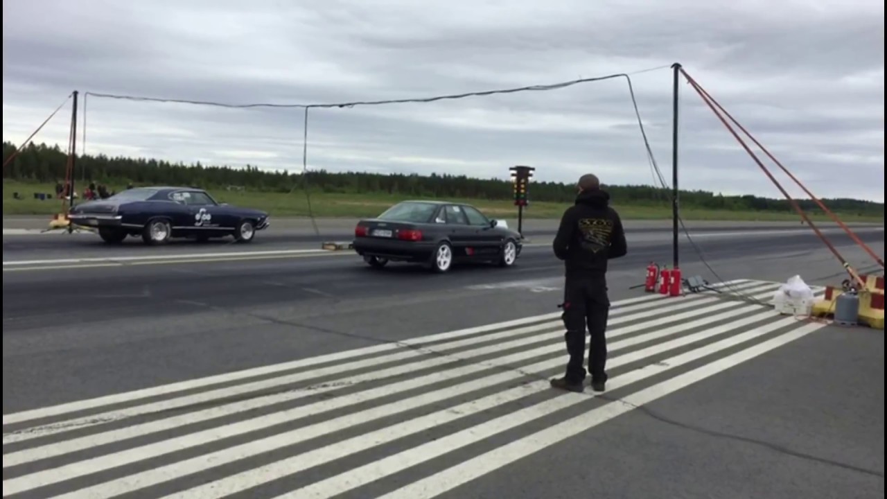 Audi 80 turbo quattro dragrace WCSC 6.2018 - YouTube