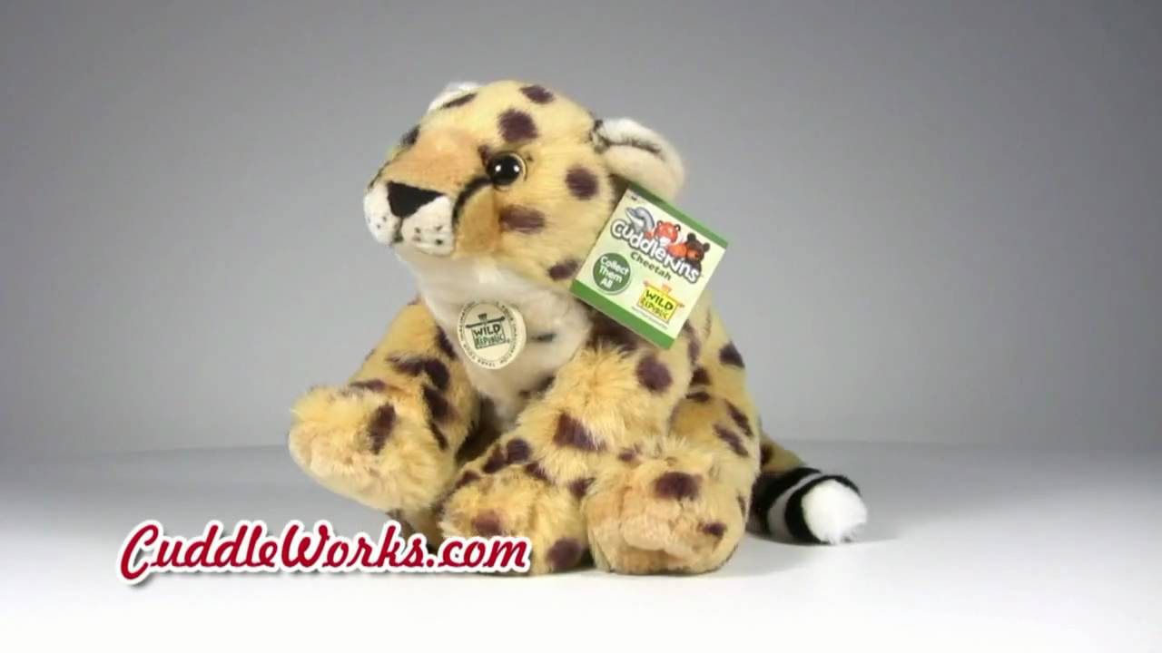 Cheetah Stuffed Animals at CuddleWorks.com - YouTube