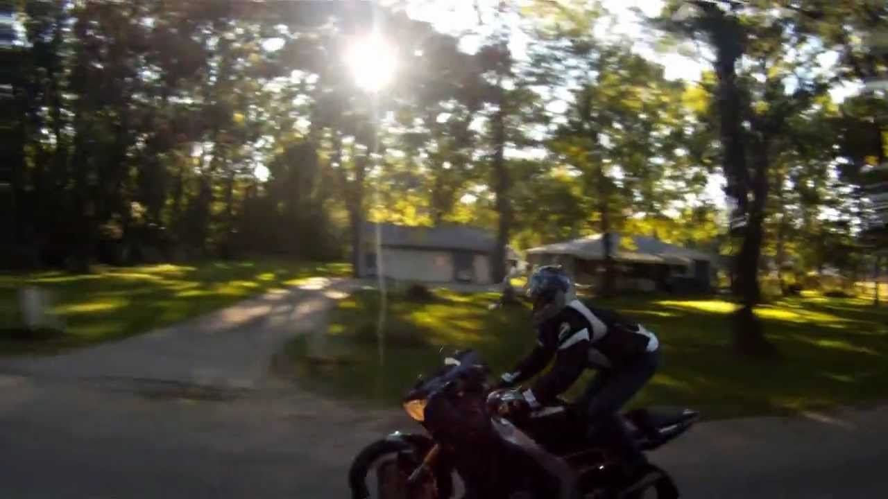 2003 Kawasaki ZX6r Wheelies - GoPro HD - YouTube