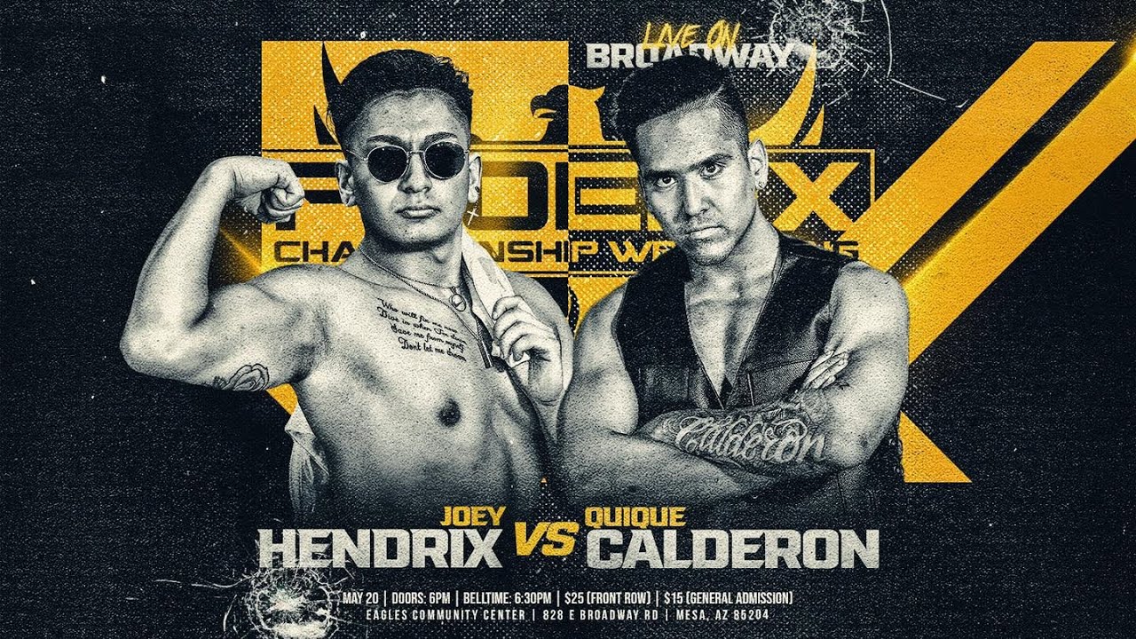 Joey Hendrix vs. Quique Calderon | 5/20/2023 | PCWAZ: Live on Broadway ...