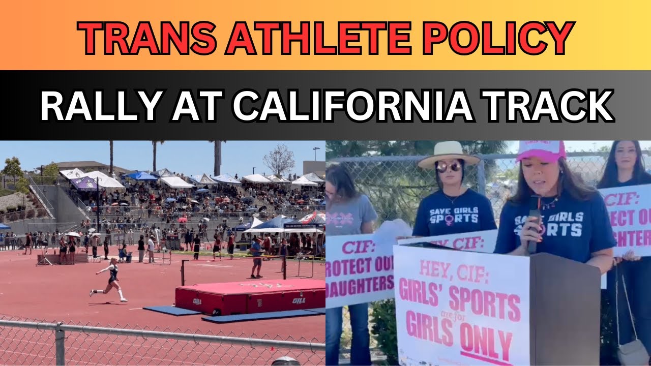 California track meet turns to political rally over trans athletes as ...