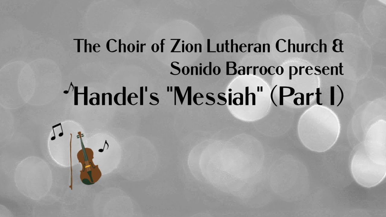 Handel's "Messiah" (Part 1) - YouTube