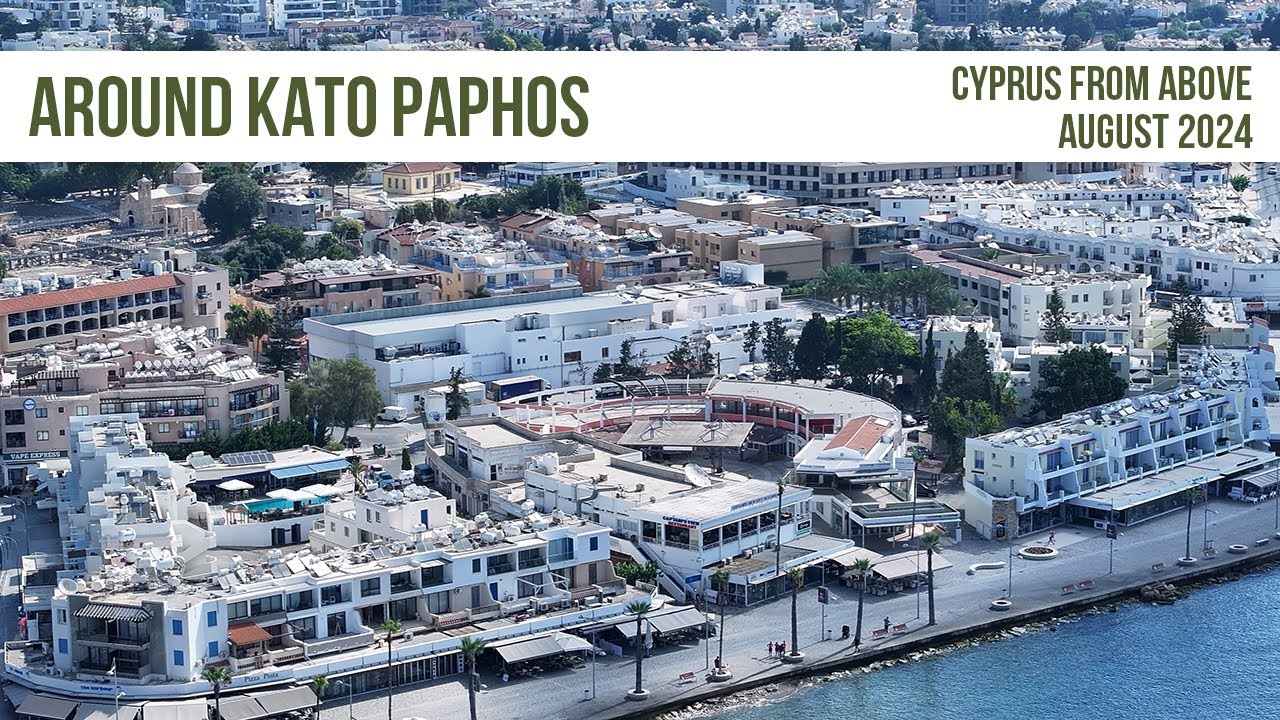 Birds-Eye View Of Kato Paphos - YouTube