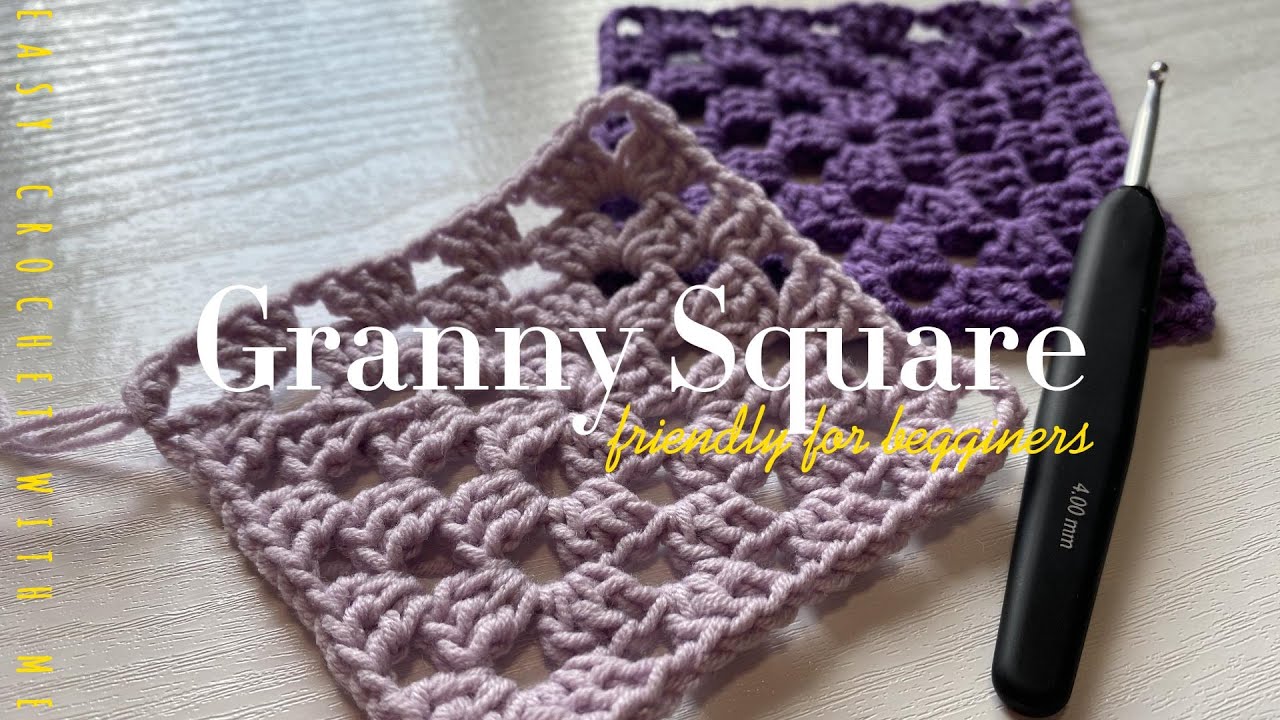 Crochet Granny Squares. Tutorial - YouTube