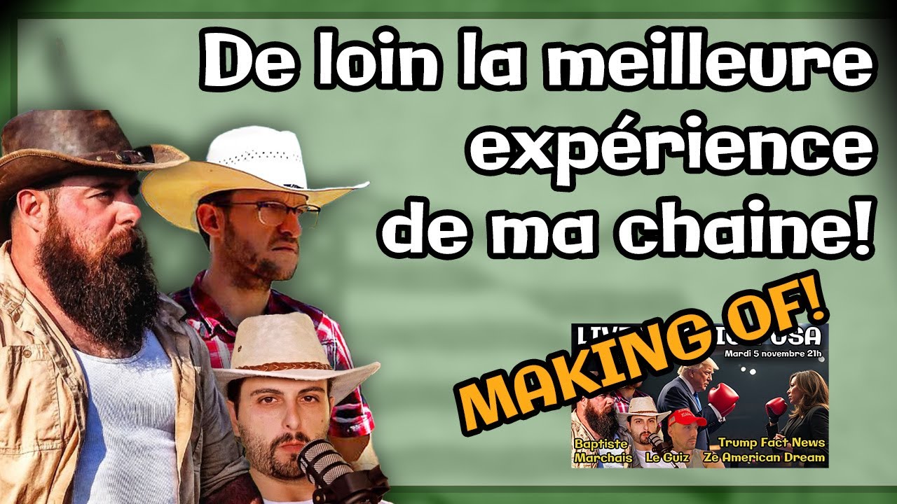 Les coulisses du plus GRAND STREAM de la chaine avec Baptiste Marchais ...