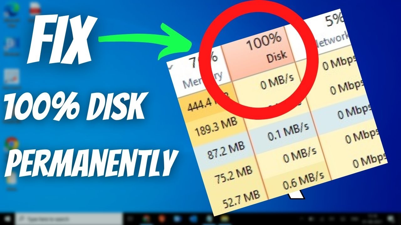 How to Fix 100% Disk Usage Problem in Windows — Fast & Easy Tutorial ...