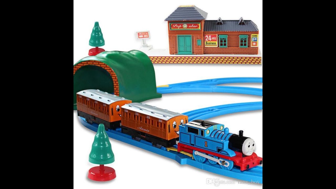 Toy Train On Track - YouTube