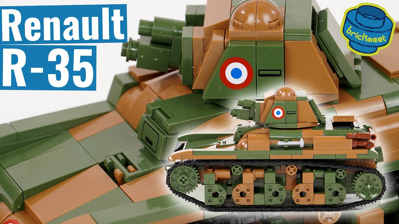 Renault R35 - Light French Infantry Tank - COBI 2553 (Speed Build ...