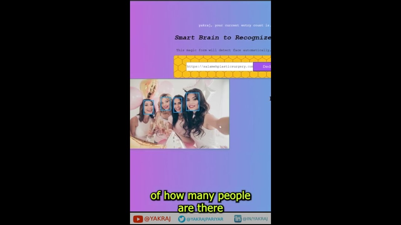 Face Detection API | yakraj - YouTube