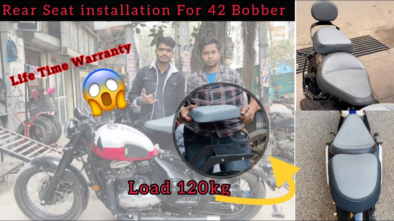 Jawa 42 Bobber Pillion Seat Modification ( Installation ) | Jawa 42 ...