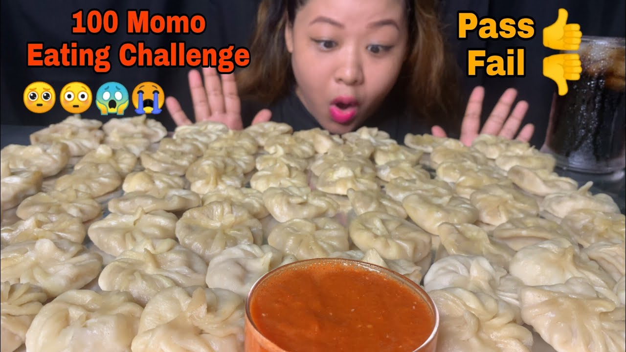 100 MOMO EATING CHALLENGE 🔥100 DUMPLINGS CHALLENGE | FOOD CHALLENGE ...