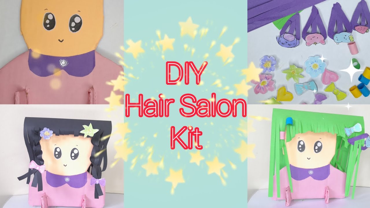 DIY Doll Hair Salon at Home! ‍Super Easy & Fun | Paper crafts and ...