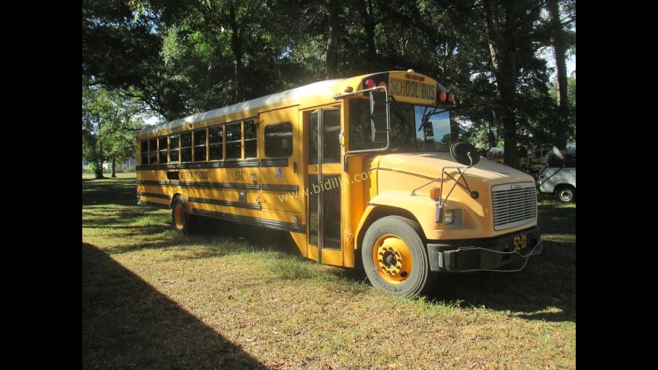 PUBLIC AUCTION: 2002 Thomas Built 65 Passenger School Bus Freightliner ...
