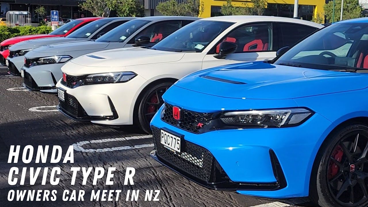 Honda Civic Type R Owners Car Meet in NZ + Driving Shots #civictyper # ...