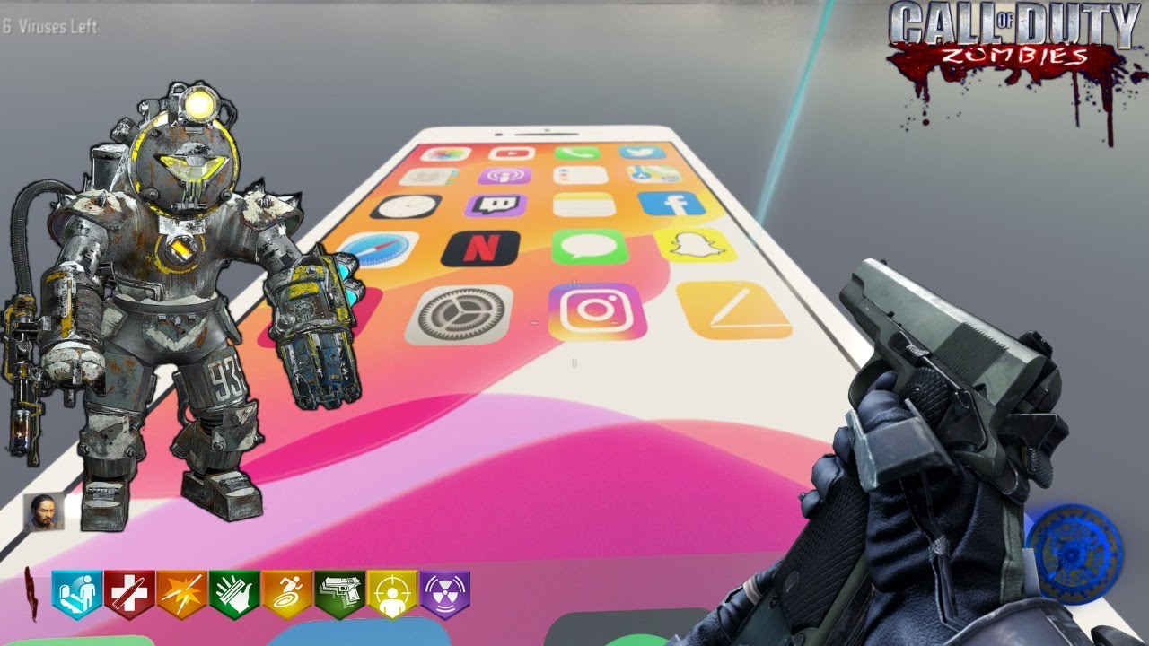ZOMBIES DENTRO EL IPHONE CUSTOM ZOMBIES HASTA COMPLETARLO | BLACK OPS 3 ...