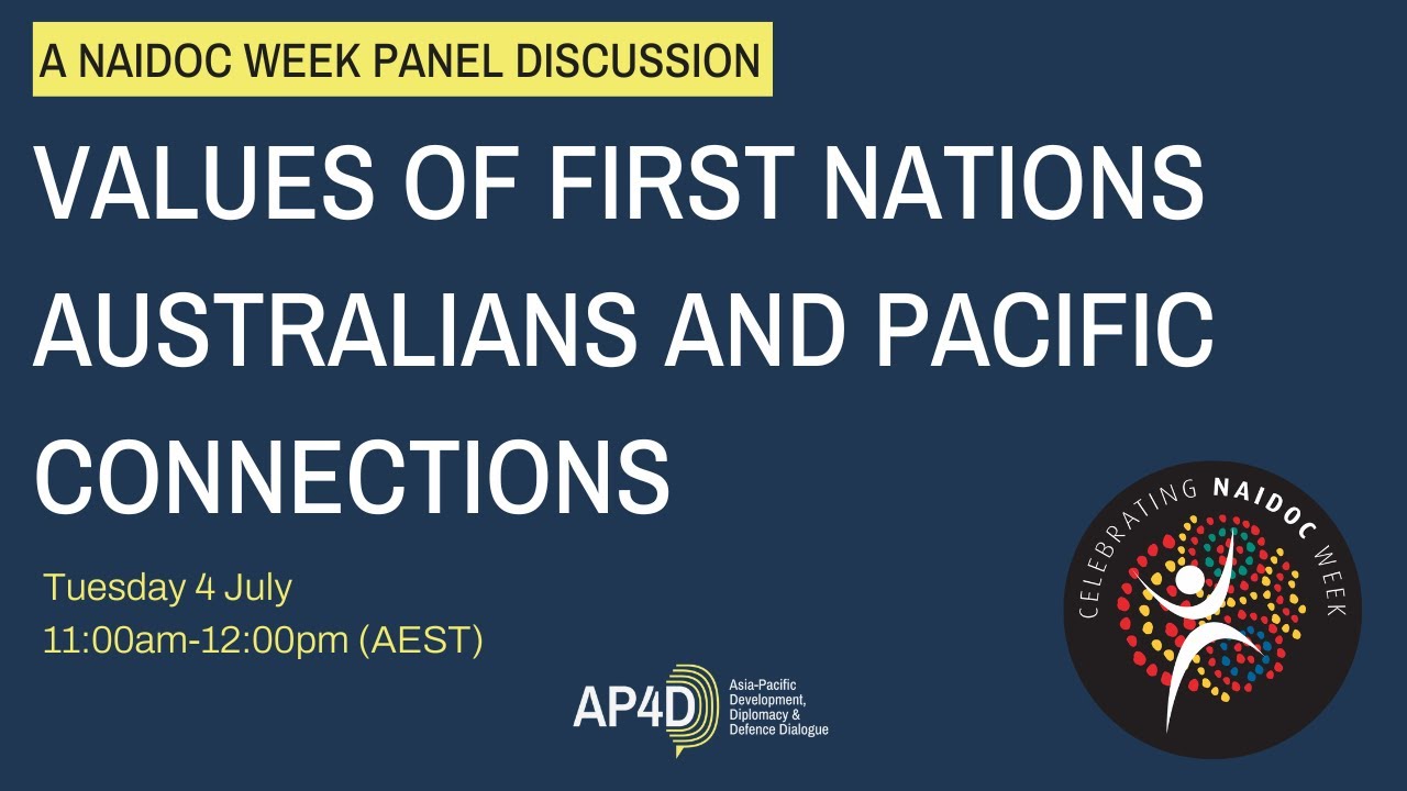 Values of First Nations Australians and Pacific connections – A NAIDOC ...