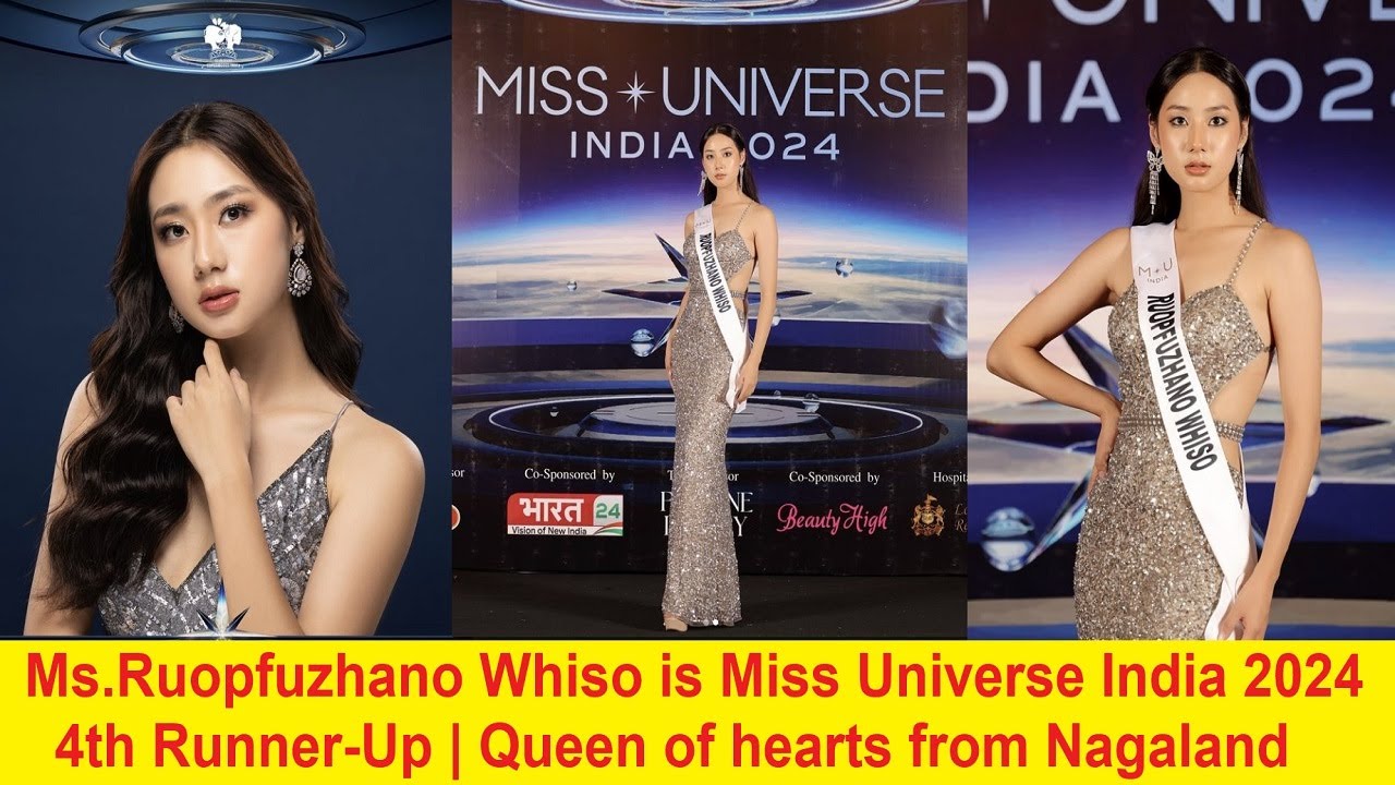 Ms.Ruopfuzhano Whiso from Nagaland is Miss Universe India 2024 4th ...