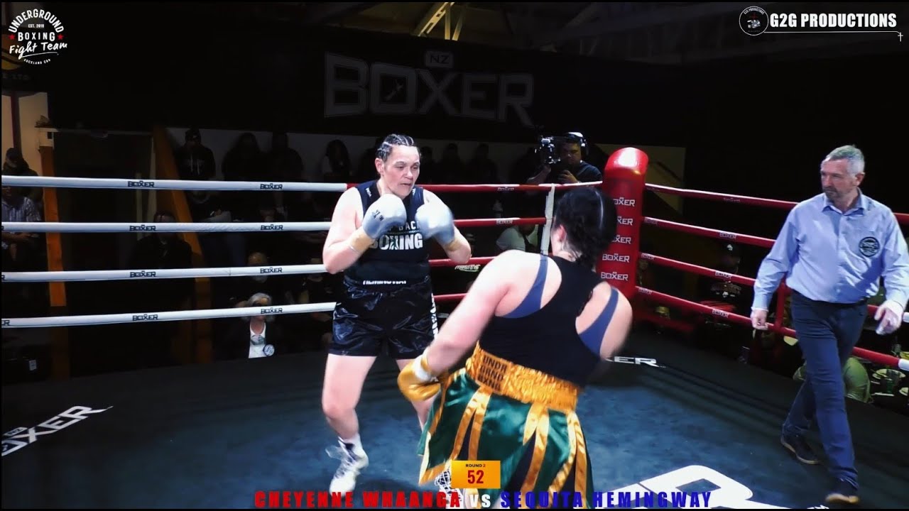 UNDERGROUND FIGHT NIGHT 4: CHEYENNE WHAANGA vs SEQUITA HEMINGWAY MAIN ...