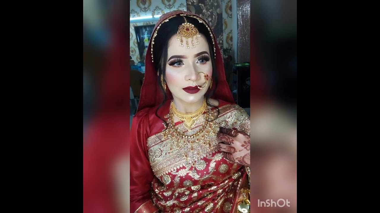 bridal saree bridal makeup look bridal picture bridal photoshoot bridal ...