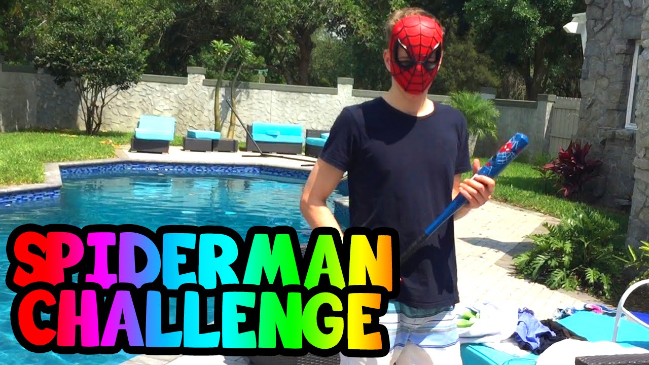 Spiderman Piñata Challenge! - YouTube
