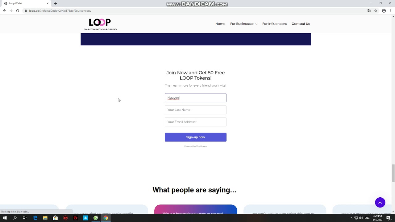 Hướng dẫn nhận 50 token LOOP ví Loop Wallet (dự án rất tiềm năng ...