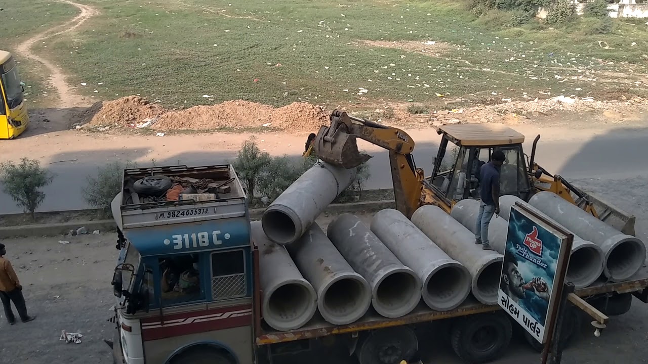 JCB machine on mission Ahmedabad Gujarat narol - YouTube