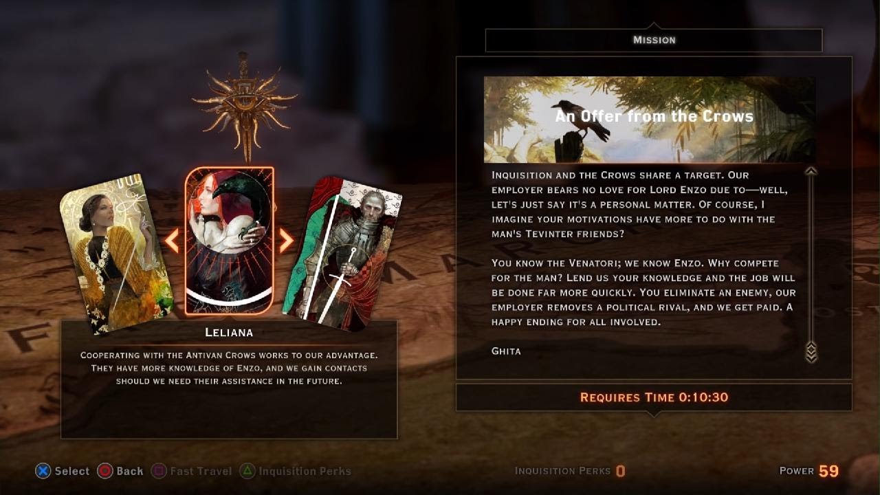 Dragon Age: Inquisition - Skyhold War Table 6 - E99 - YouTube