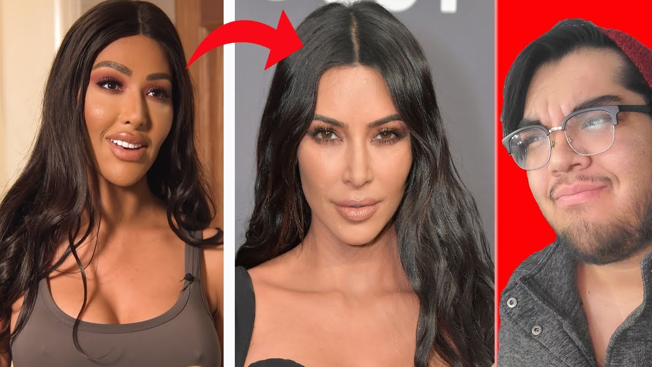 Girl Is The Real Life Kim Kardashian - YouTube