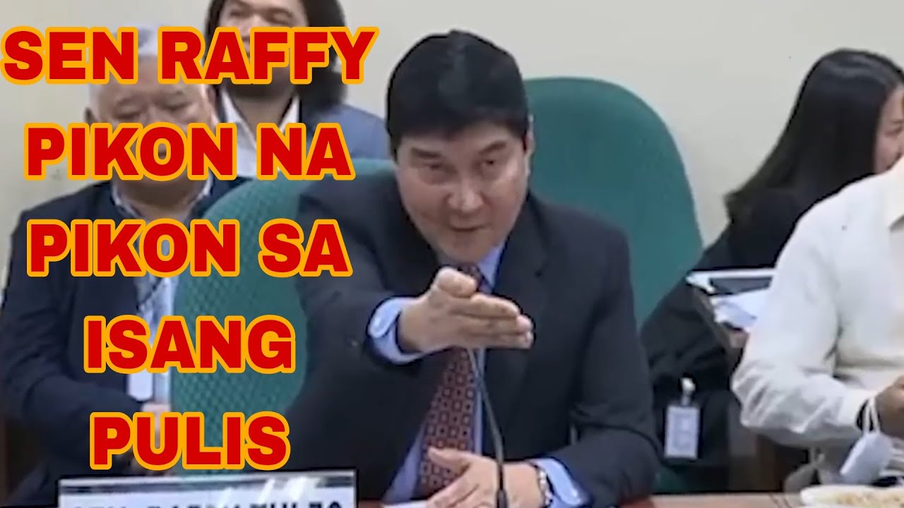 SEN RAFFY PIKON NA PIKON SA ISANG PULIS AT PA NGITI NGITI NA PARANG ASO ...