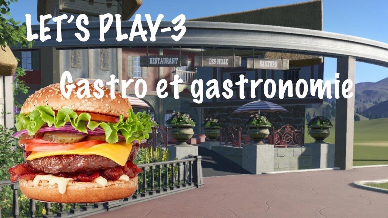 EP.3 - Façades et Premier Restaurant - LET'S PLAY PLANET COASTER - YouTube