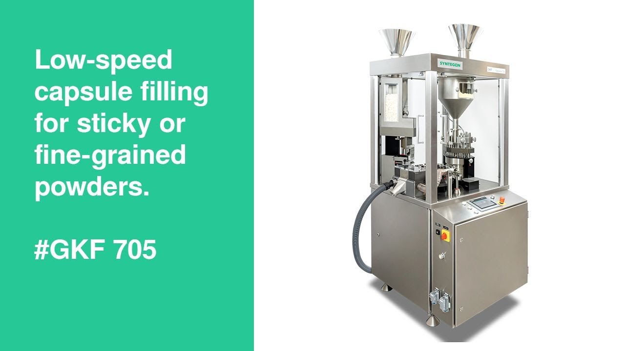 Syntegon GKF 705 Capsylon | Ideal for the capsule filling of health and ...