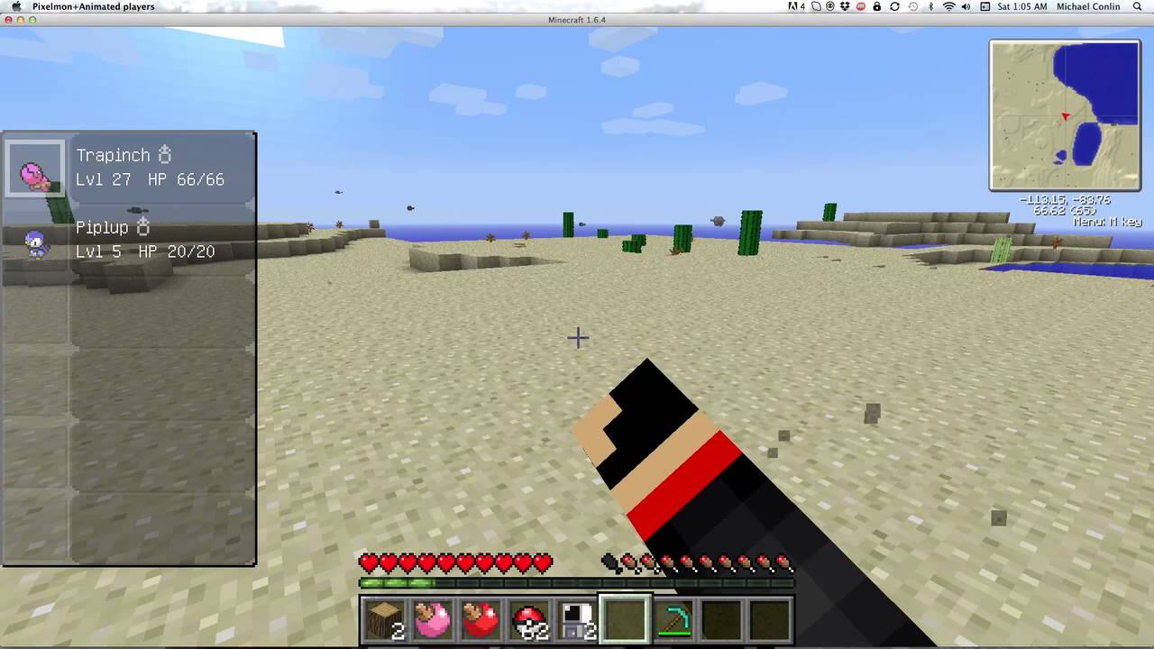 MINECRAFT PIXELMON AND ANIMATED PLAYER EPISODE 1 - YouTube