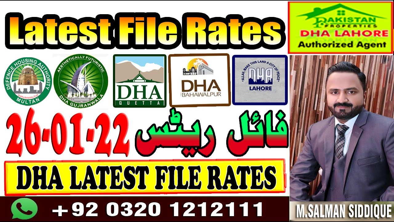 DHA Pakistan Latest File rates | DHA Lahore | DHA Multan | DHA ...