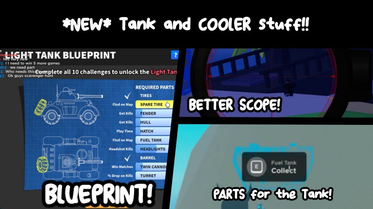 *NEW* Tank and COOLER stuff! (Roblox Base Battles) - YouTube