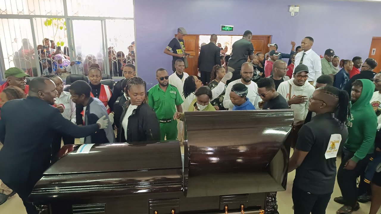 BRIAN CHIRA BOD¥ VIEWING AS IT LEAVES THE MORTUARY TO HIS HOME - YouTube