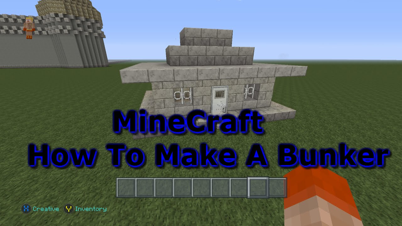 How To Build A Bunker In MineCraft - YouTube