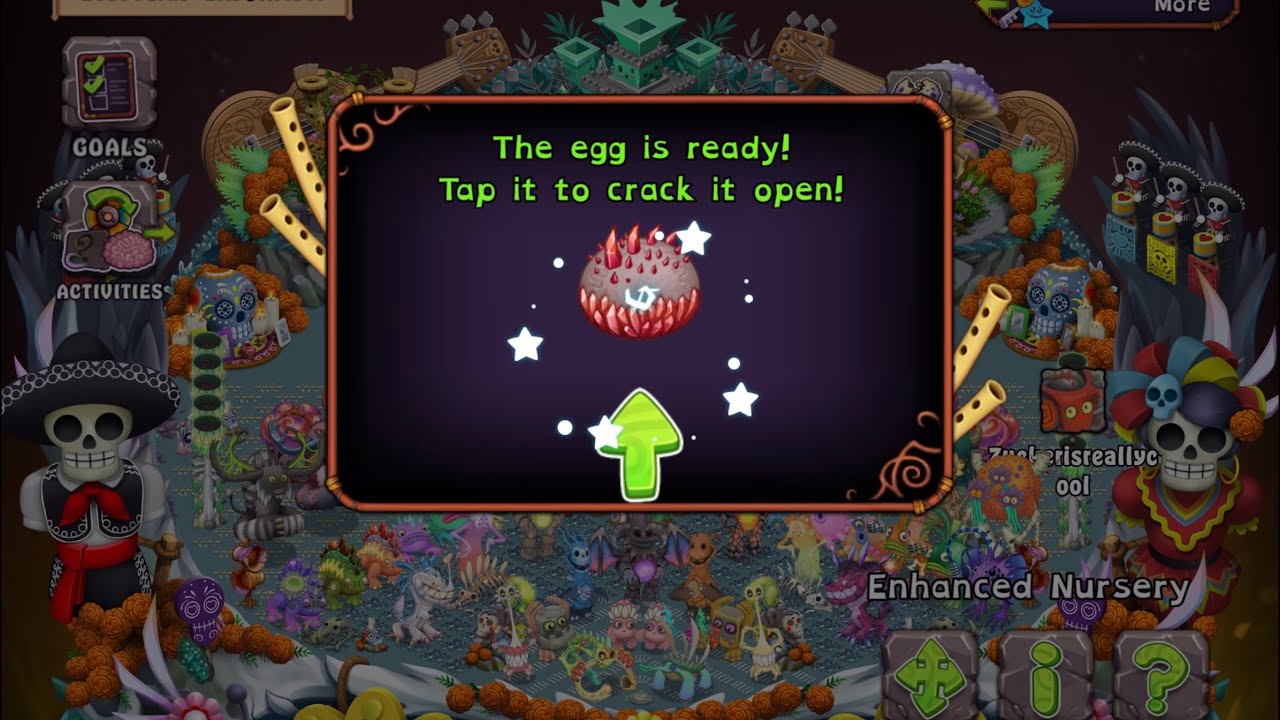 Crack The Egg of Rare Uuduk | my singing monsters | - YouTube