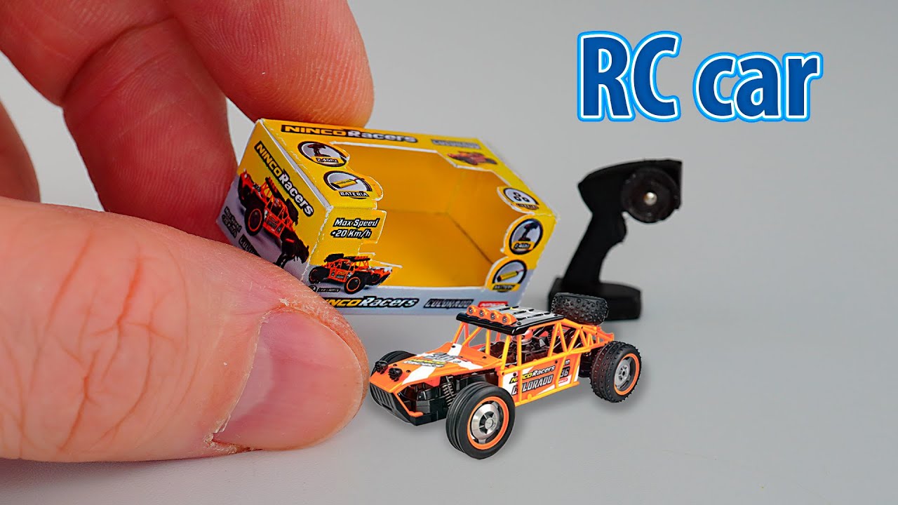 Mini Cool RC Car Remote Control Car box for DollHouse. How to make ...