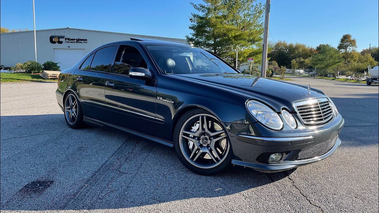 2004 Mercedes E55 AMG Custom Exhaust - YouTube