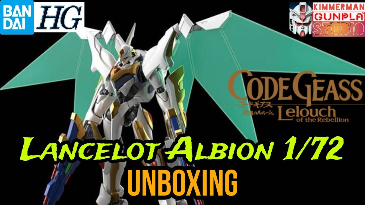 Code Geass LANCELOT ALBION HG 1/72 - Code Geass Bandai Model Kit ...