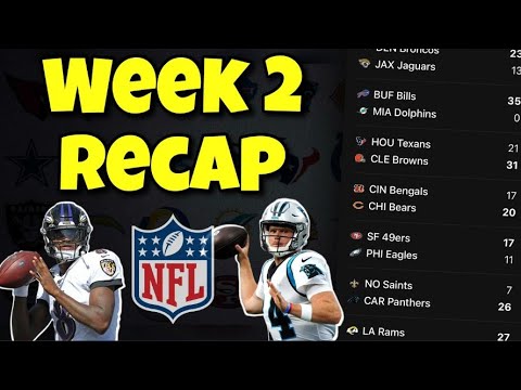 NFL Week 2 Winners and Losers Recap - YouTube