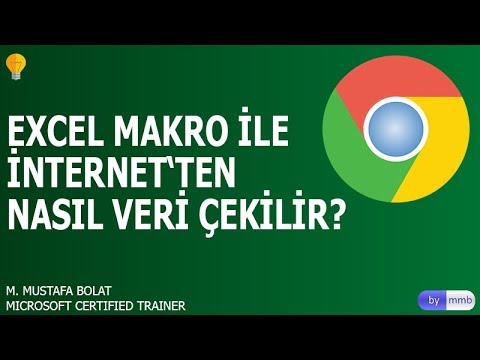 Excel Makro ile İnternet'ten Chrome ile Veri Çekmek