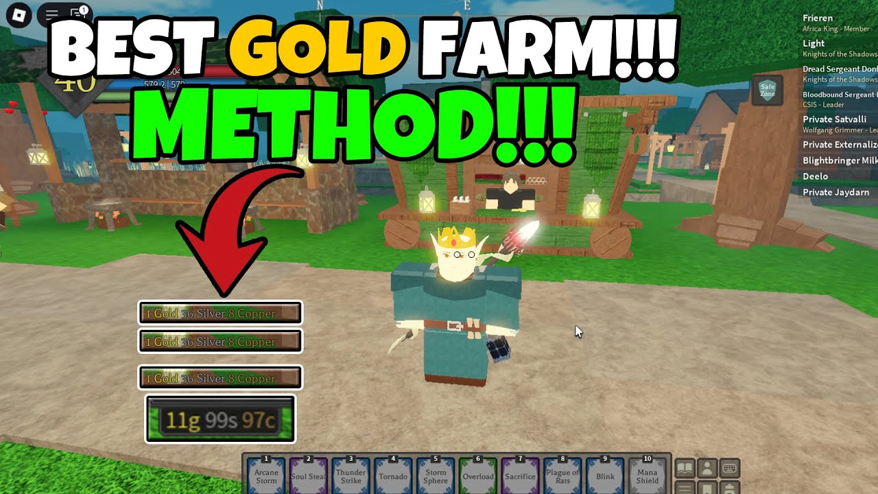 How to Farm Gold Money in Rune Slayer Roblox - YouTube